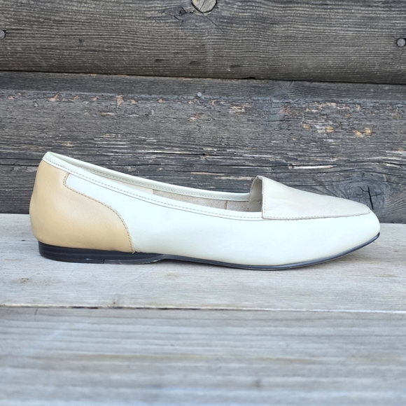 Bandolino | Shoes | Bandolino Liberty Beige Leather Sqaure Toe Comfort ...